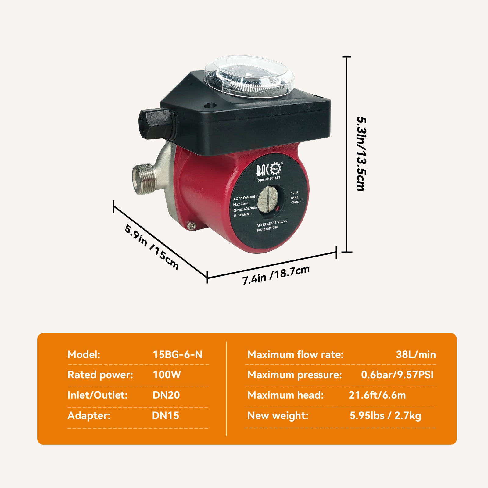 Auto Start/Close Water Circulation Pump With Timer – BACOENG