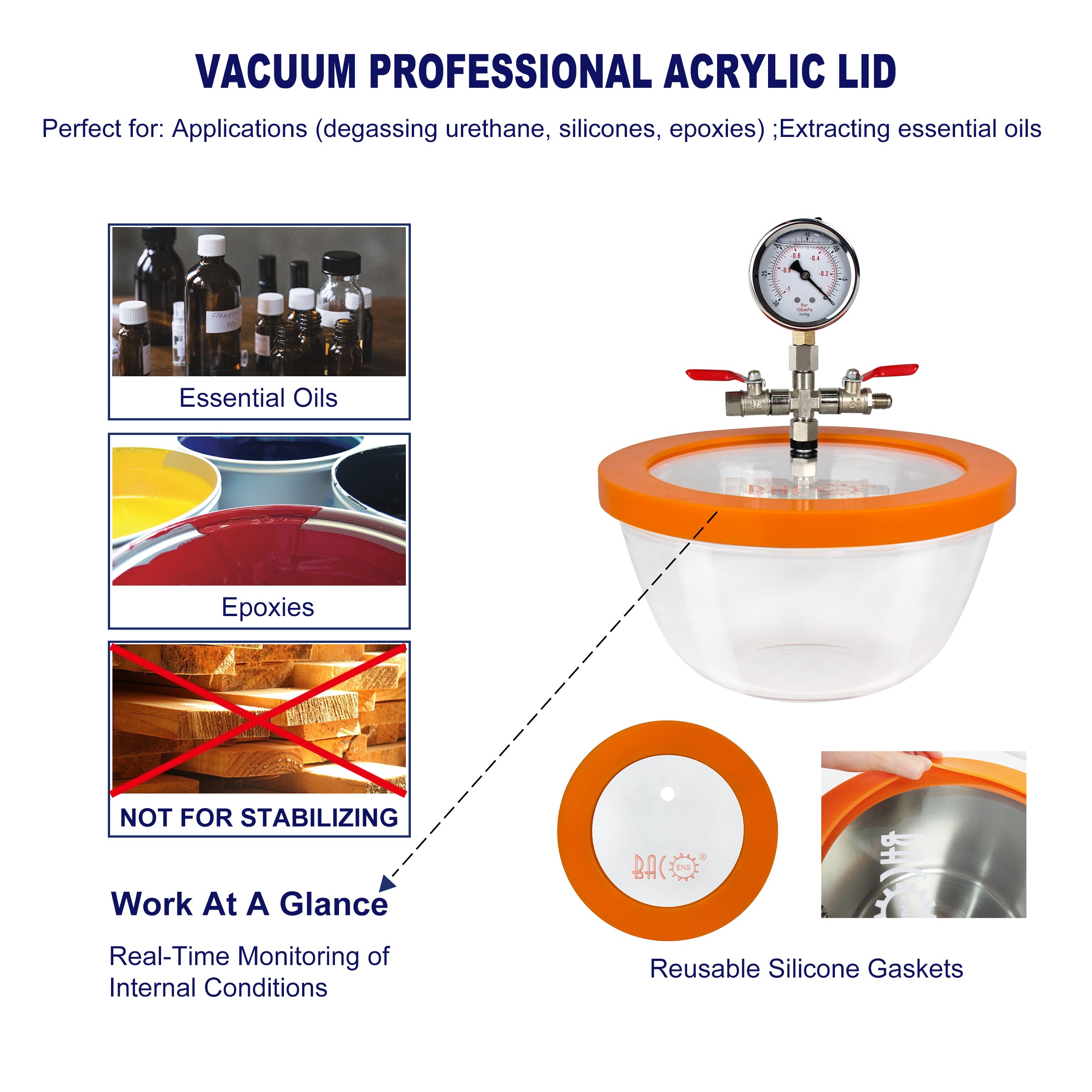 2.8 Qt Pyrex Vacuum Chamber – BACOENG