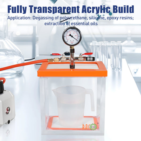 Acrylic Vacuum Chamber (1.5gal/2gal/3gal) – BACOENG