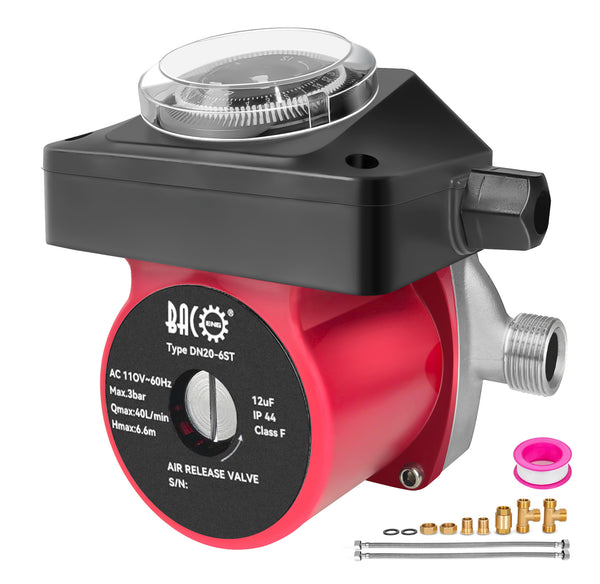 Auto Start/Close Water Circulation Pump With Timer – BACOENG