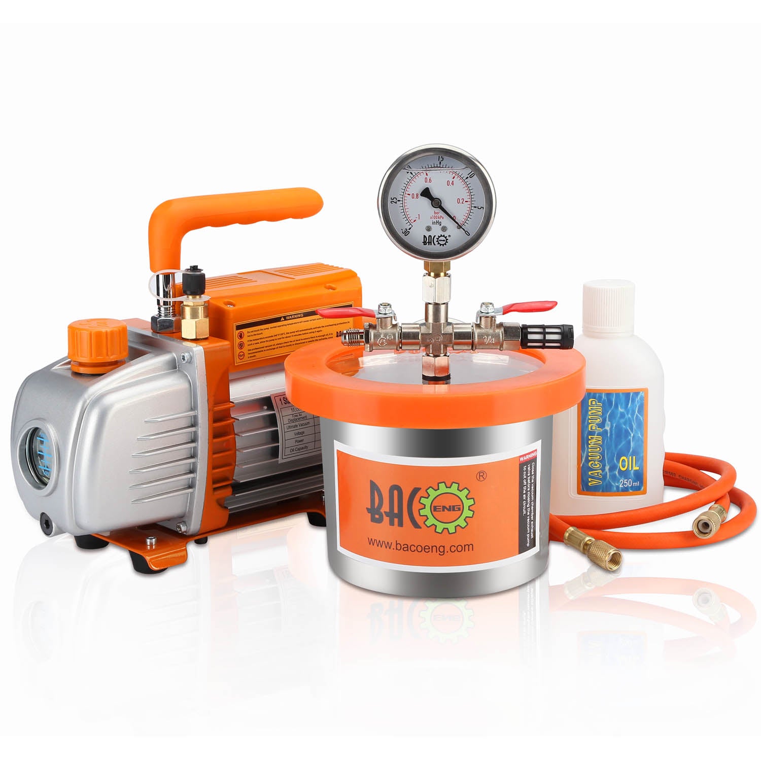Vacuum Chamber with Pump – BACOENG